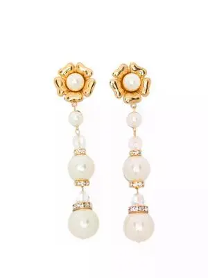 Alessandra Rich Faux Pearl Earrings