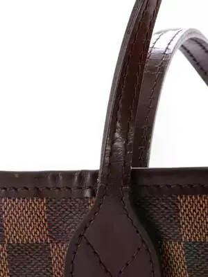 LOUIS VUITTON Damier Mm Tote Bag - Brown