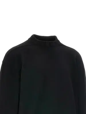 Rick Owens Tommy Ribbed-trim Drop-shoulder Sweater