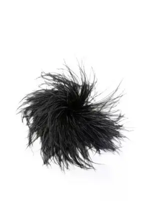 GIANLUCA CAPANNOLO Feather-embellished Brooch