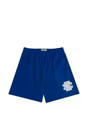 ERIC EMANUEL Ee Basic Metallic Logo Shorts - Blue