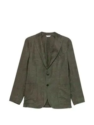 Boglioli Check-pattern Notched-lapel Jacket