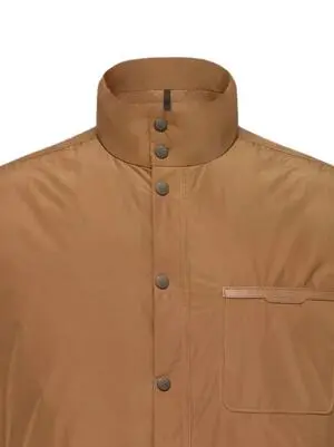 Moncler Yndale Short Down Jacket - Brown