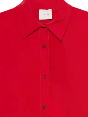 ALYSI Button-down Silk Shirt