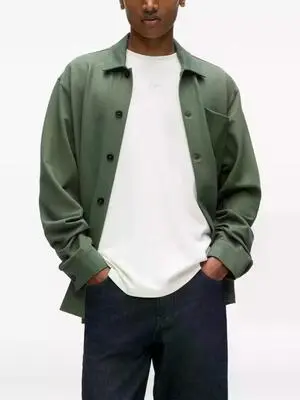 Karl Lagerfeld Buttoned Overshirt - Green