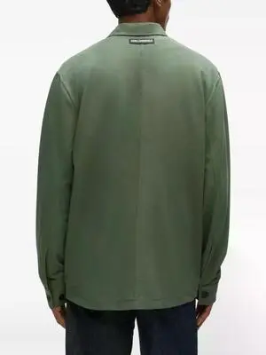 Karl Lagerfeld Buttoned Overshirt - Green