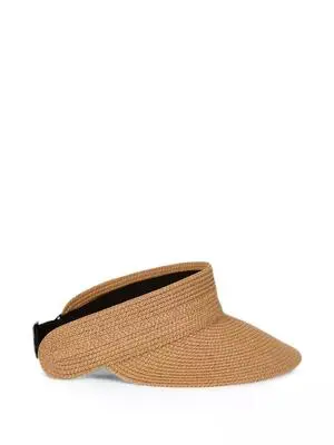 Liviana Conti Woven-design Visor - Neutrals