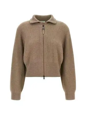 Brunello Cucinelli Sparkling Cardigan - Brown