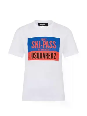 Dsquared2 Graphic Print T-shirt - White