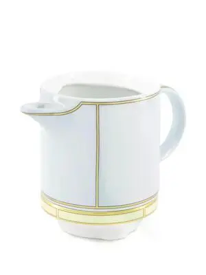 GINORI 1735 Diva Covered Celeste Porcelain Coffeepot - White