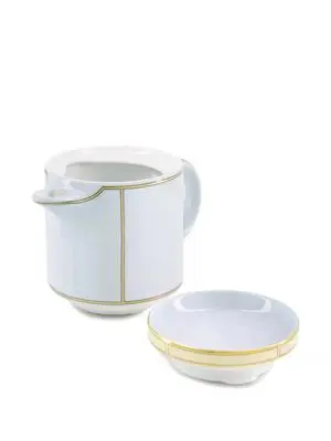 GINORI 1735 Diva Covered Celeste Porcelain Coffeepot