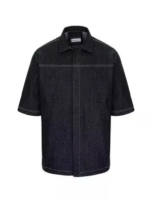 HAMZA Six Denim Shirt - Black