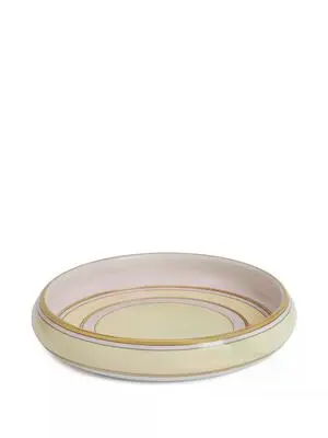 GINORI 1735 Diva Round Change Porcelain Tray - Yellow