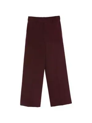PT TORINO Wide-leg Tailored Trousers - Red