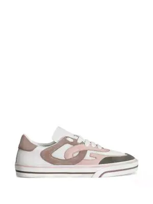 Dolce & Gabbana Dg Sailing Sneakers In Mesh And Leather - White