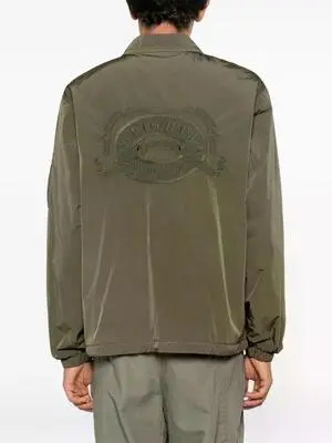 C.P. COMPANY Lens-detail Logo-embroidered Overshirt