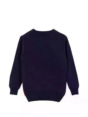 SIOLA Santa Claus Intarsia-knit Sweater