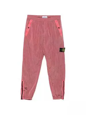 Stone Island Logo-patch Track Pants - Pink