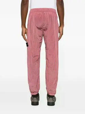 Stone Island Logo-patch Track Pants - Pink