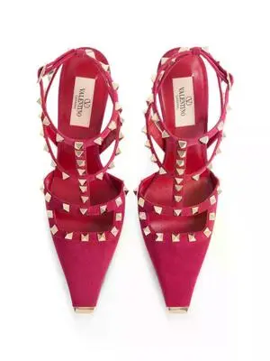 Valentino Garavani Rockstud Suede Pumps 100mm