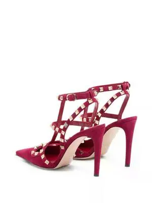Valentino Garavani Rockstud Suede Pumps 100mm
