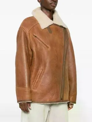 Isabel Marant Étoile Shearling-collar Leather Jacket