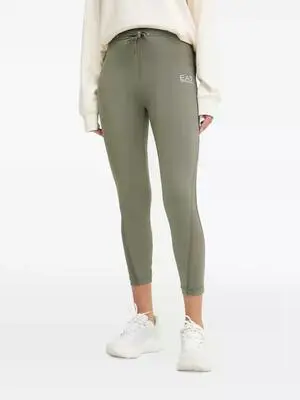 EA7 Logo-print Drawstring-waist Leggings