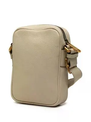 Gucci 2000-2015 Mini Grained Calfskin Logo Crossbody Bag