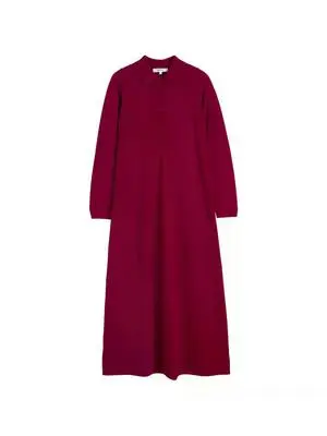 Chinti & Parker A-line Maxi Polo Dress - Pink