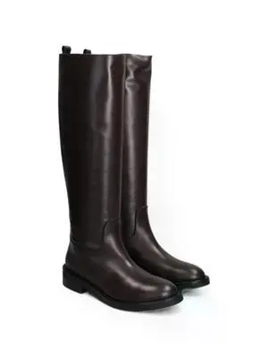 VIA ROMA 15 Leather Knee-high Boots - Brown