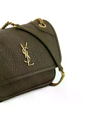 Saint Laurent Niki Mini Shoulder Bag In Grained Lambskin