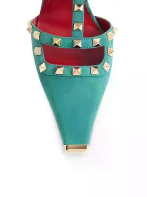 Valentino Garavani Rockstud Suede Pumps 100mm