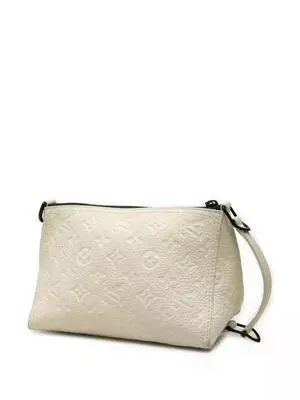 LOUIS VUITTON 2019 Monogram Empreinte Triangle Messenger Bag Satchel