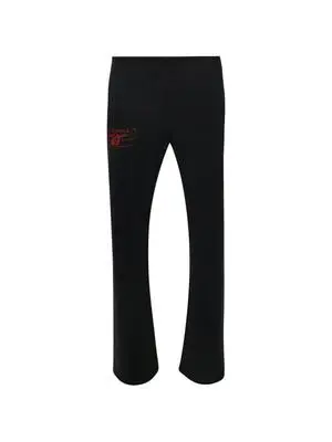 CRAZY CLOWN L.A. Logo-print Track Pants - Black