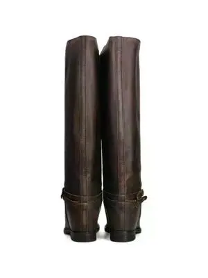 VIA ROMA 15 Buckle-strap Knee-high Boots