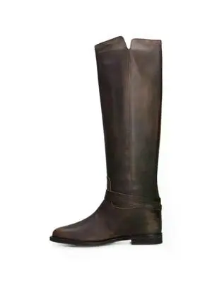 VIA ROMA 15 Buckle-strap Knee-high Boots