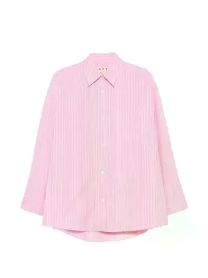 Marni Vertical-stripe Chest-pocket Shirt