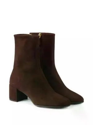 Prada Stretch Suede Booties Boots