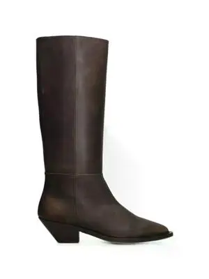 VIA ROMA 15 Pointed-toe Cowboy Boots - Brown