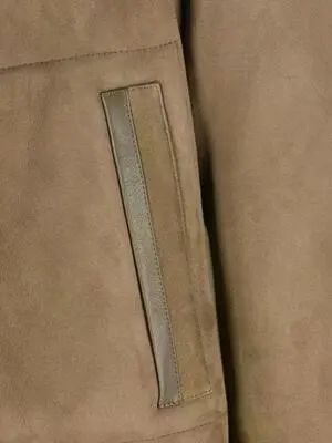 MASSIMO OSTI STUDIO Shearling-trim Leather Jacket