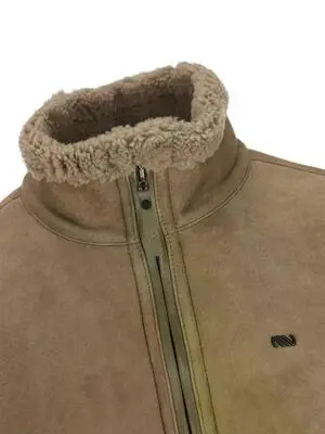 MASSIMO OSTI STUDIO Shearling-trim Leather Jacket