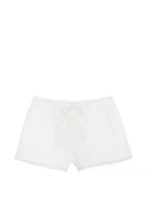 Posse Veda Lace-trim Organic Cotton Shorts