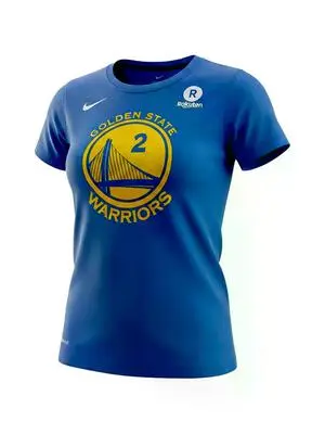 Nike X Nba Golden State Warriors Name & Number Bell T-shirt - Blue