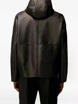 RETORI Hooded Leather Jacket
