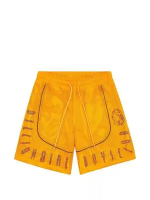 BILLIONAIRE BOYS CLUB Logo-print Mesh Shorts - Orange