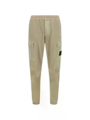 Stone Island Logo-patch Cargo Pants - Neutrals