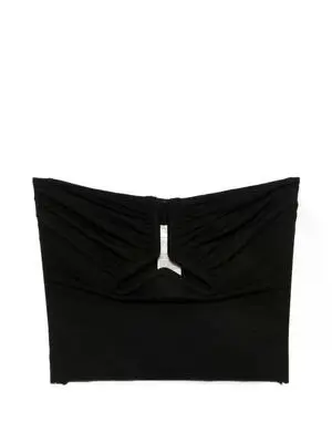 Rick Owens Alannah Cut-out Bustier Top - Black