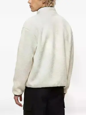 Karl Lagerfeld Boxy Half-zip Fleece Sweatshirt