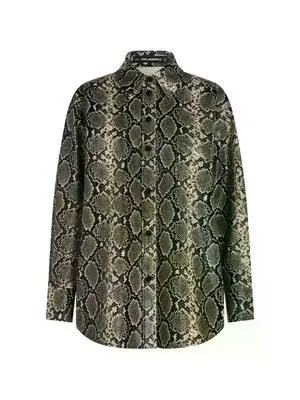 Karl Lagerfeld Faux-python Overshirt