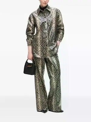 Karl Lagerfeld Faux-python Overshirt